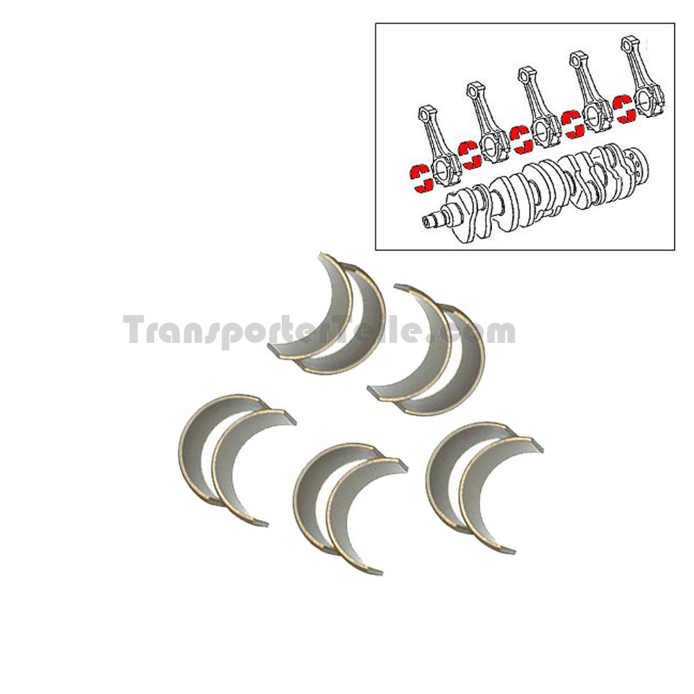 VW Bus T4 Pleuellager-Satz 2,5i AAF ACU AEU AEN Standardmaß 034105701 ...